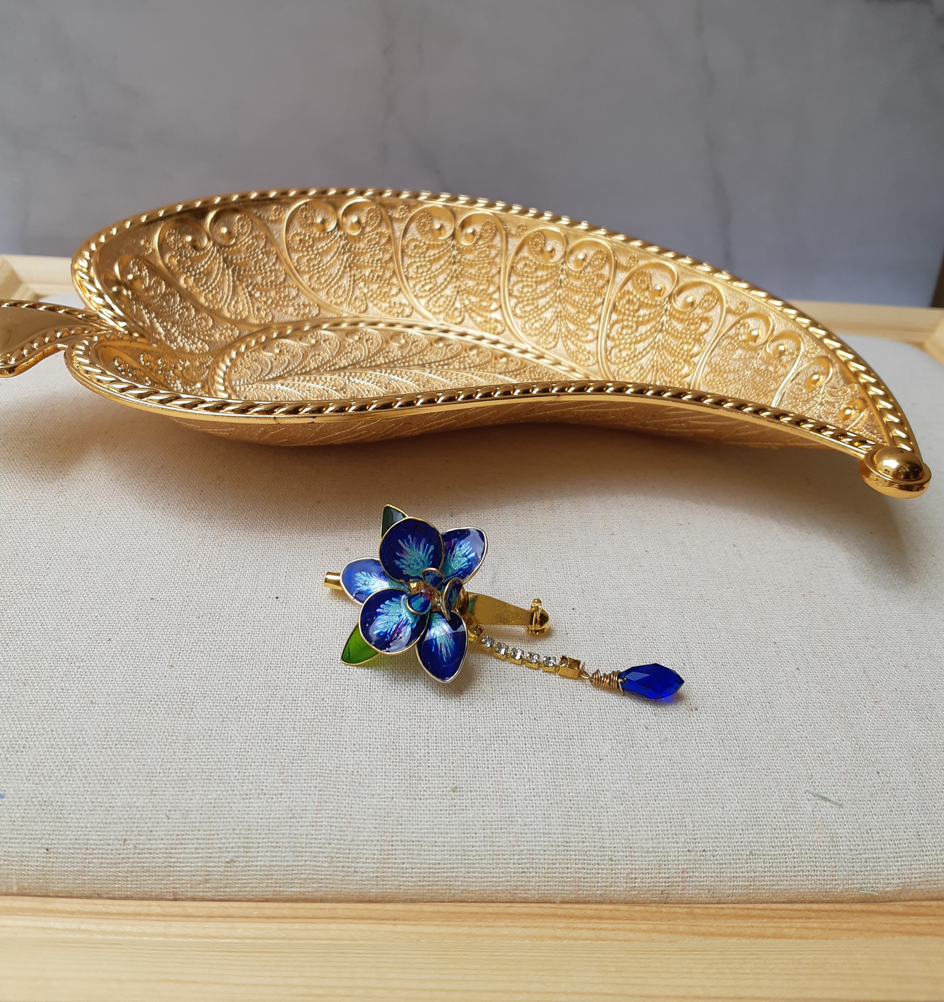 Orchid Flower Brooch pin – Forever Blossom